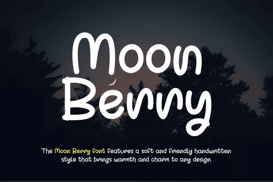 Moon Berry Font · 1001 Fonts