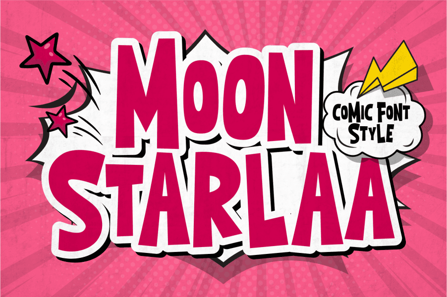 Moon Starlaa Font · 1001 Fonts