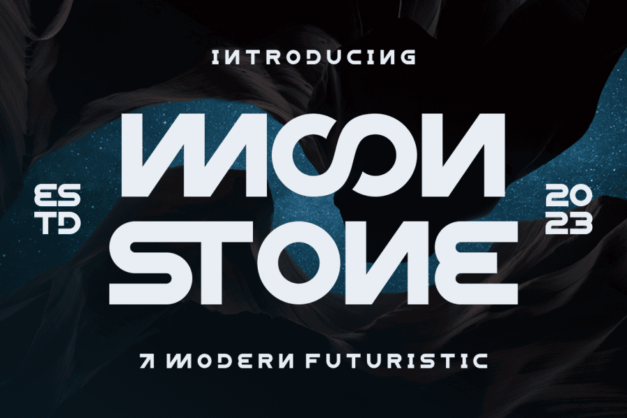 MOON STONE Font · 1001 Fonts