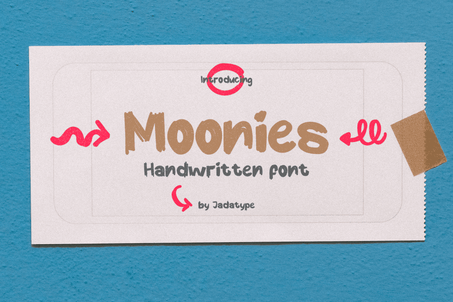 Moonies Font · 1001 Fonts