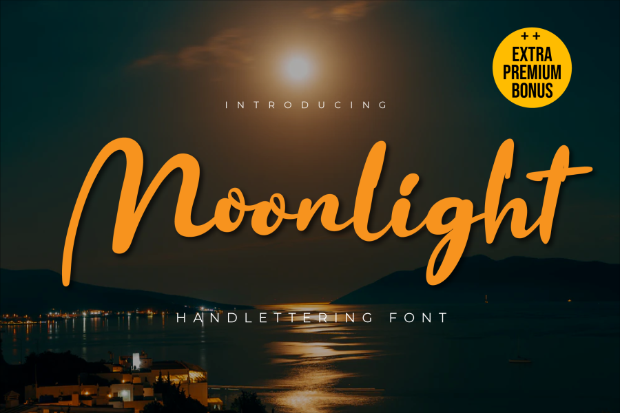 2 Free Cursive, Handdrawn, Moon Fonts · 1001 Fonts