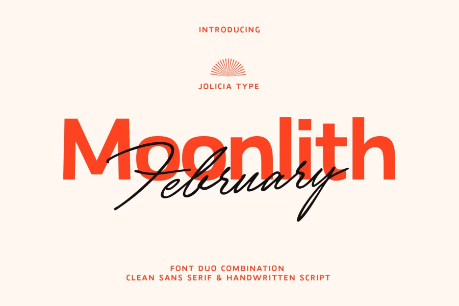 Moonlith February Font · 1001 Fonts
