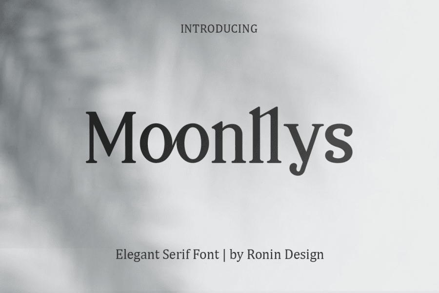 Moonllys Font · 1001 Fonts