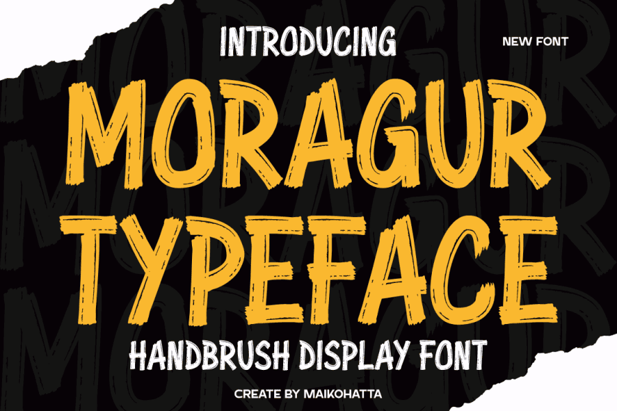 MORAGUR Font · 1001 Fonts