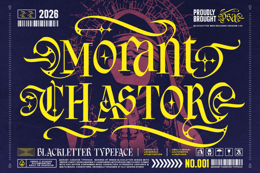 1 Free Clothing Brand, Neo-noir Font · 1001 Fonts