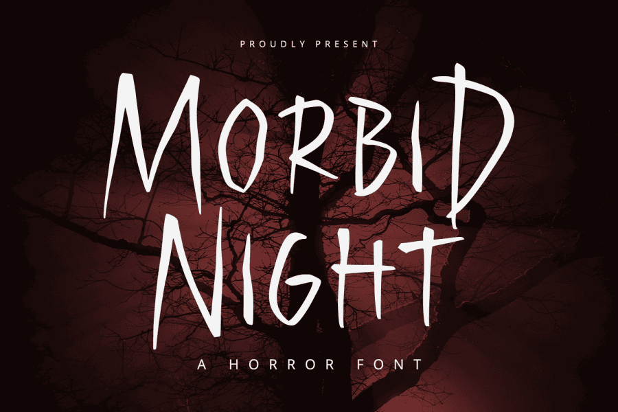 Morbid Night Free Font · 1001 Fonts