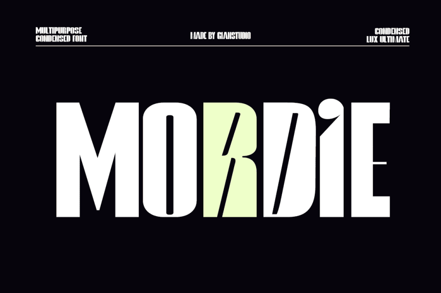 Mordie Font · 1001 Fonts