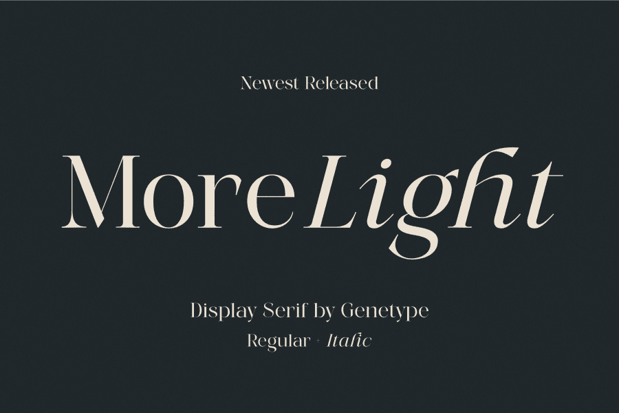More Light Font Family · 1001 Fonts