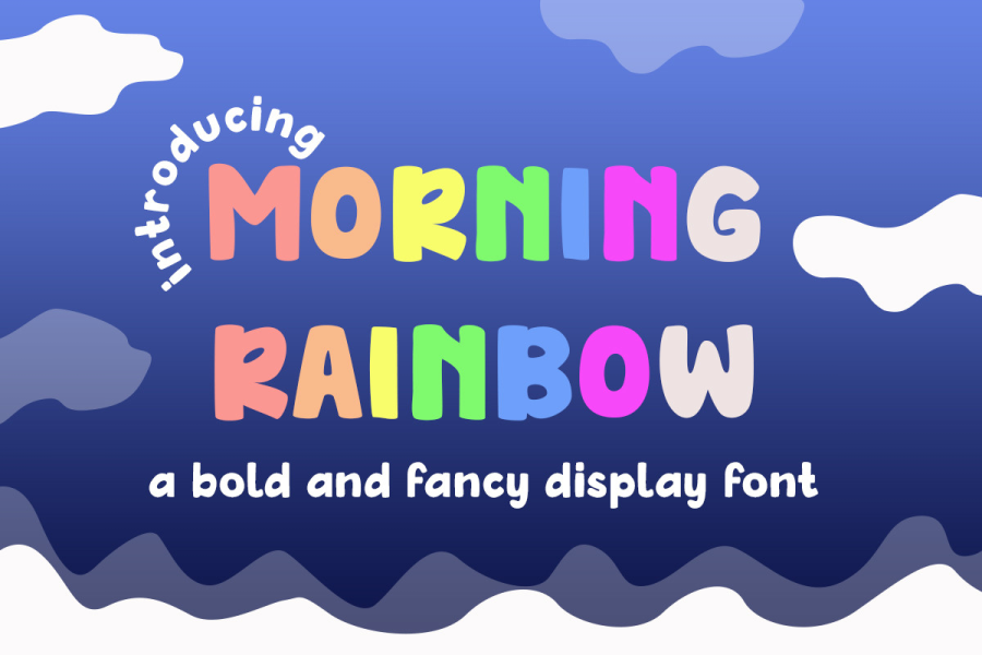 Morning Rainbow Font · 1001 Fonts