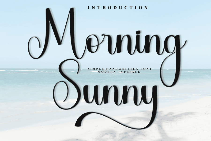 Morning Sunny Font · 1001 Fonts