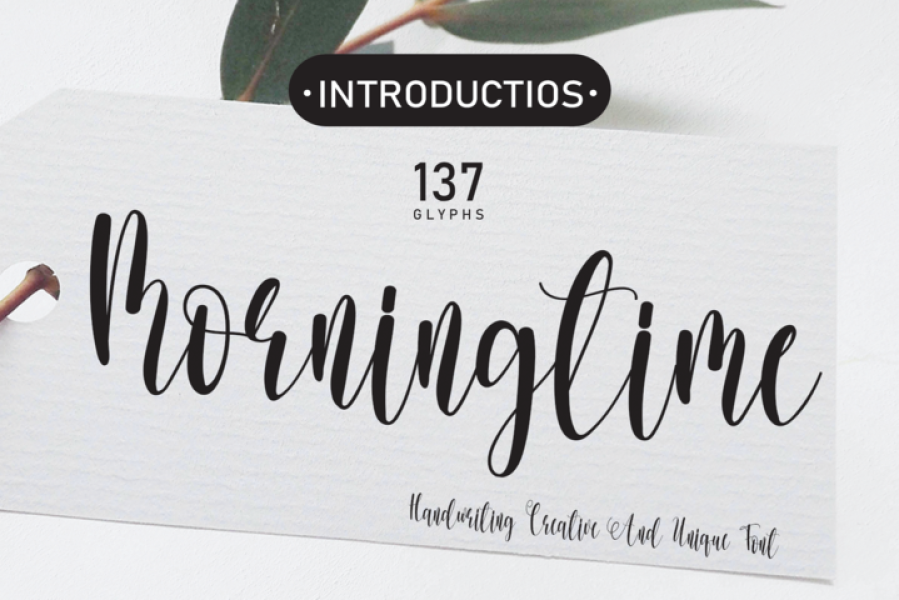 Morningtime Font · 1001 Fonts