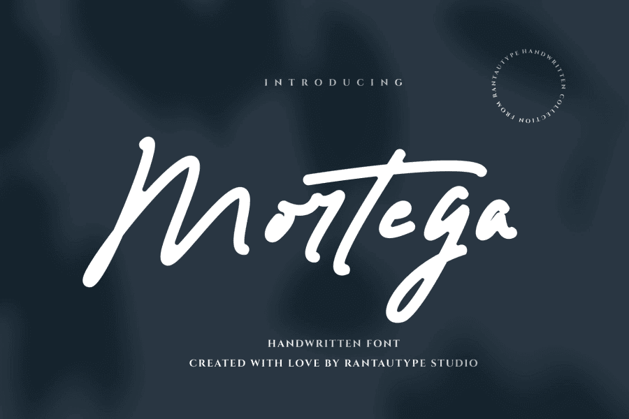 Mortega Font · 1001 Fonts