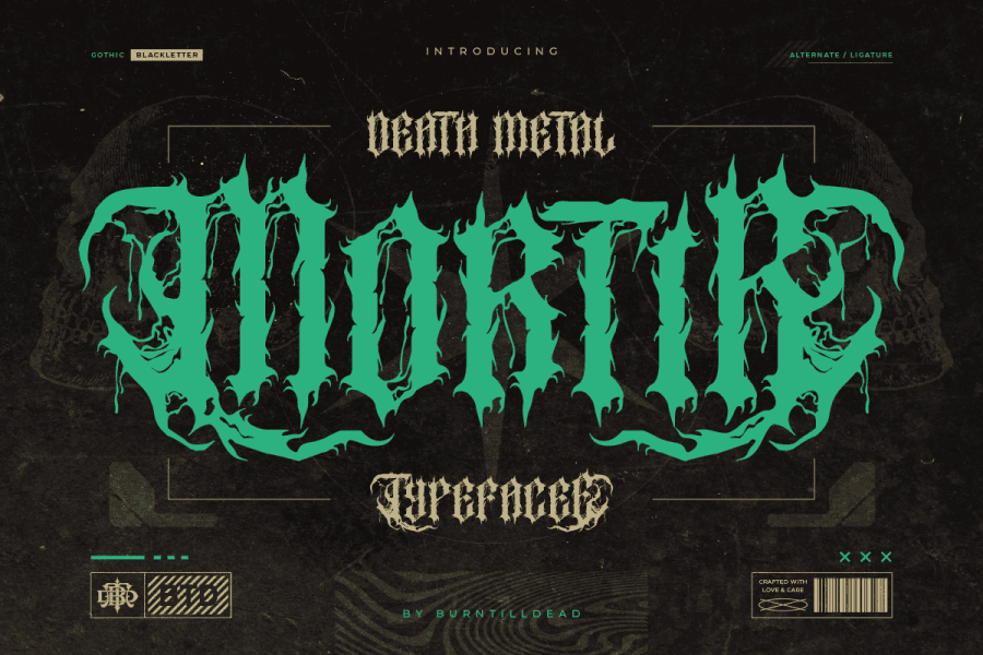 Mortir Font · 1001 Fonts