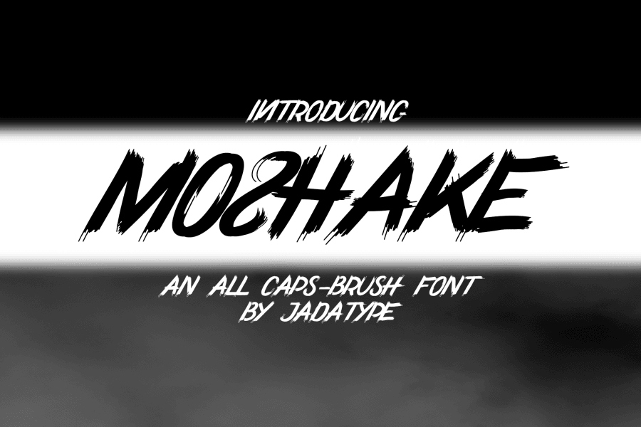 Moshake Font · 1001 Fonts