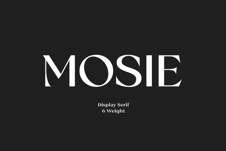 Mosie Font · 1001 Fonts