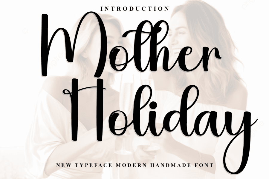 Mother Holiday Font · 1001 Fonts