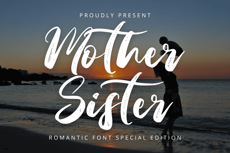 Mother Sister Font · 1001 Fonts
