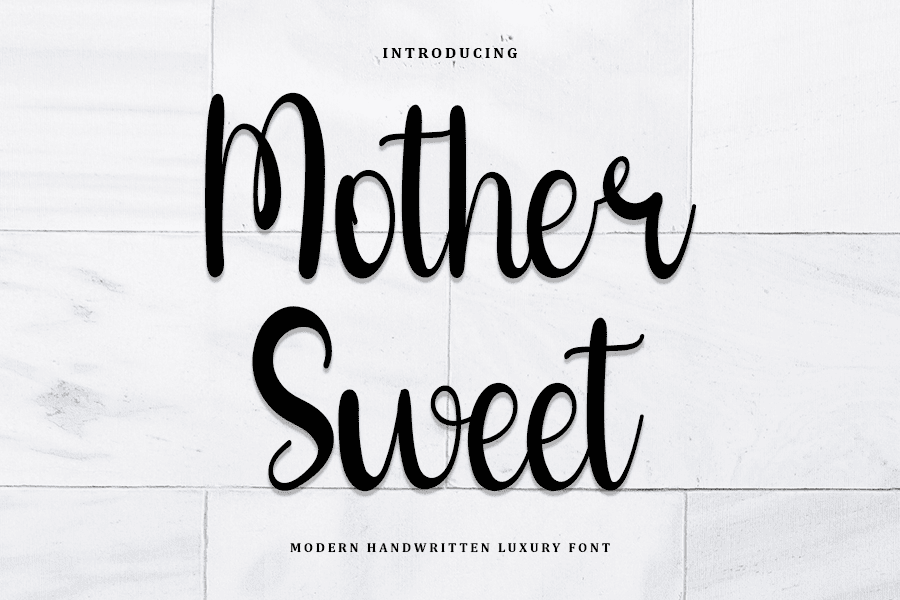 Mother Sweet Font · 1001 Fonts