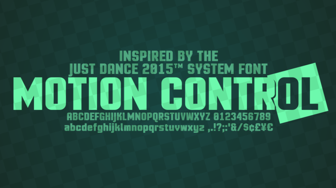 Motion Control Font Family · 1001 Fonts