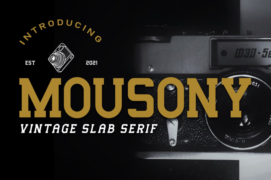 Mousony - Personal Use Font · 1001 Fonts