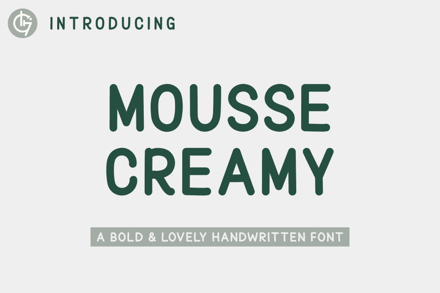 Mousse Creamy Font · 1001 Fonts