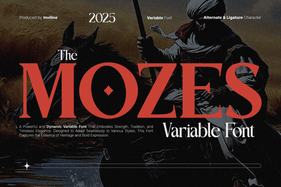 Mozes Font · 1001 Fonts