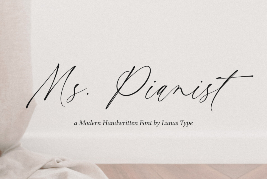 Ms. Pianist Font · 1001 Fonts