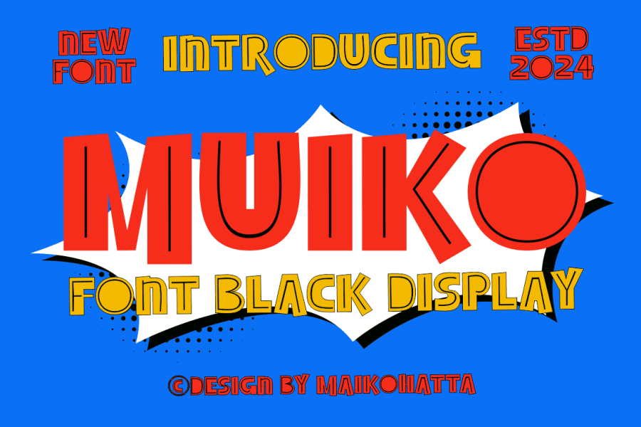 MUIKO Font · 1001 Fonts