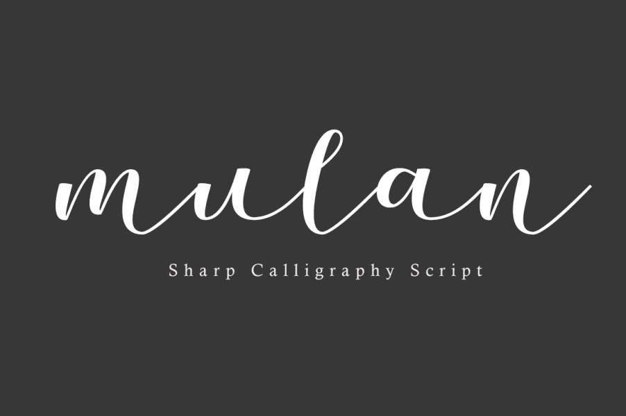 Mulan Font · 1001 Fonts