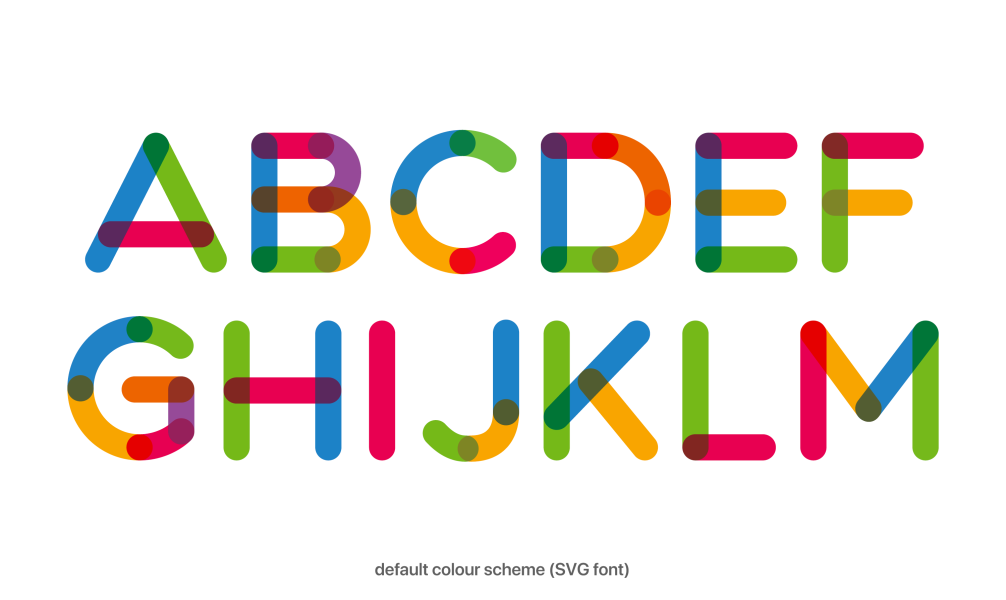 Multicolore Pro Font · 1001 Fonts