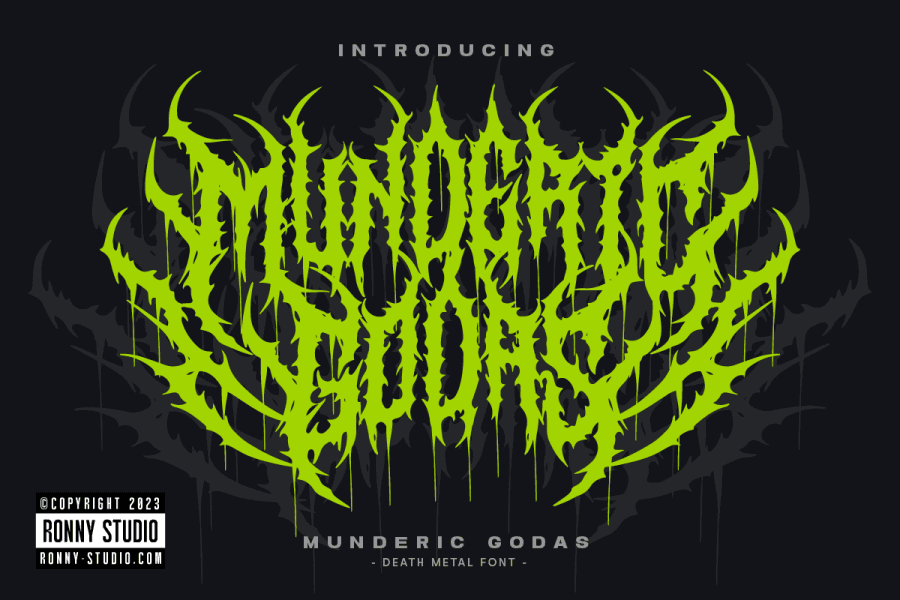 18 Free Band, Mixed Case, Skull Fonts · 1001 Fonts