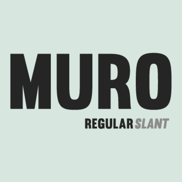 Muro Font Family · 1001 Fonts