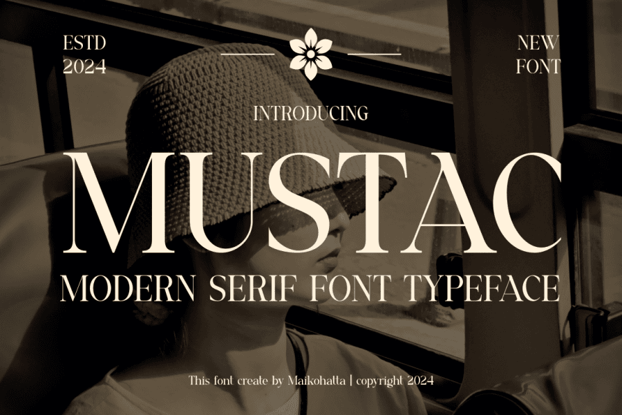 MUSTAC Font · 1001 Fonts