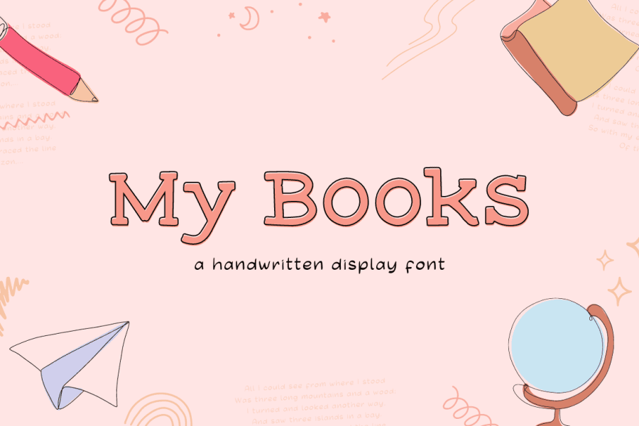 My Books Font · 1001 Fonts