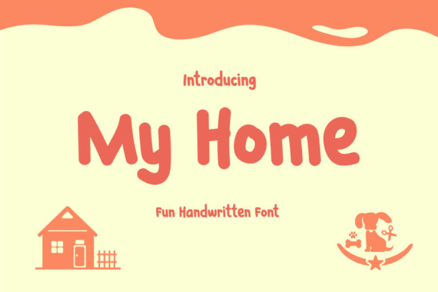 My Home Free Trial Font · 1001 Fonts