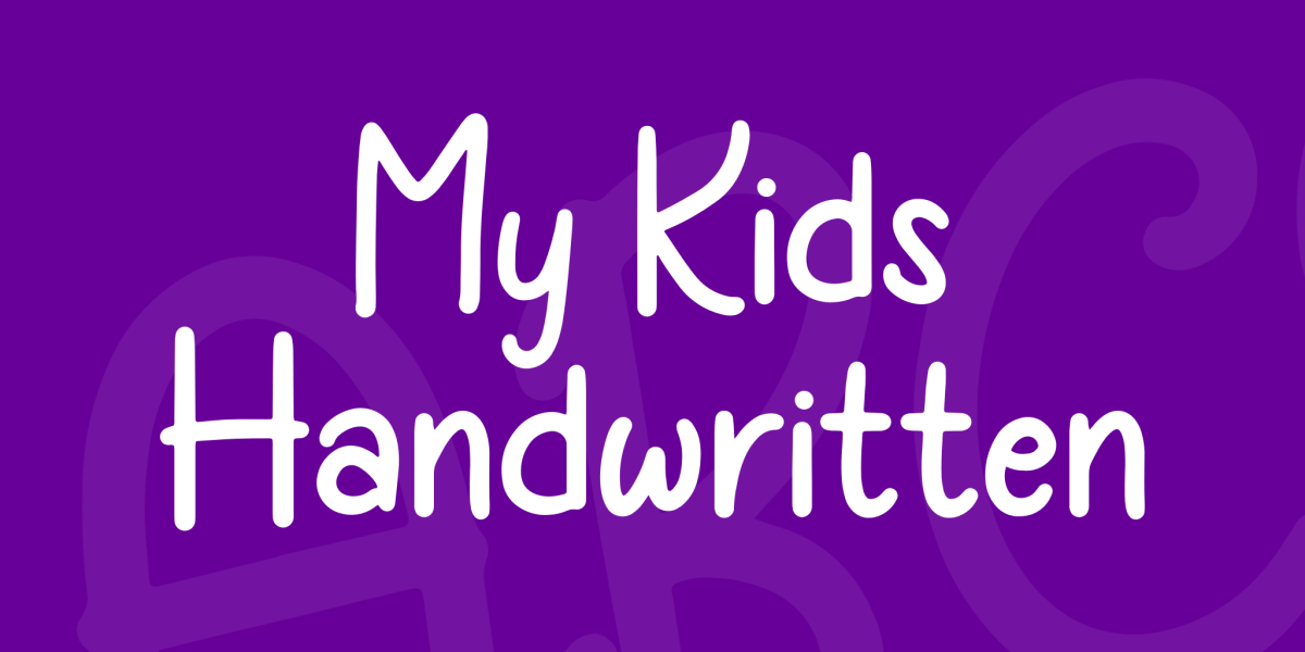 My Kids Handwritten Font · 1001 Fonts