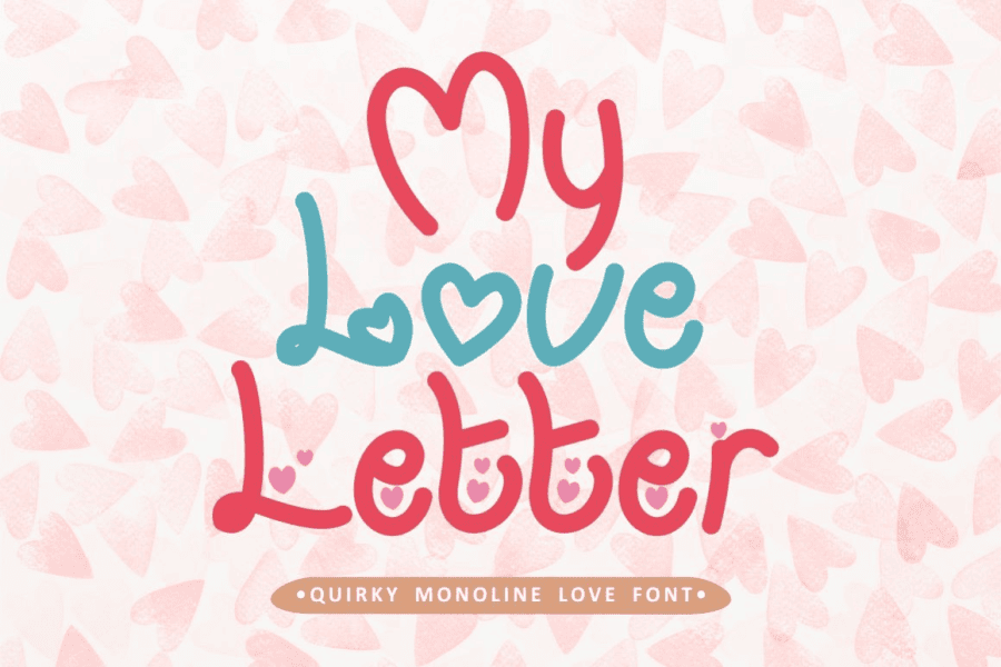 My Love Letter Font · 1001 Fonts
