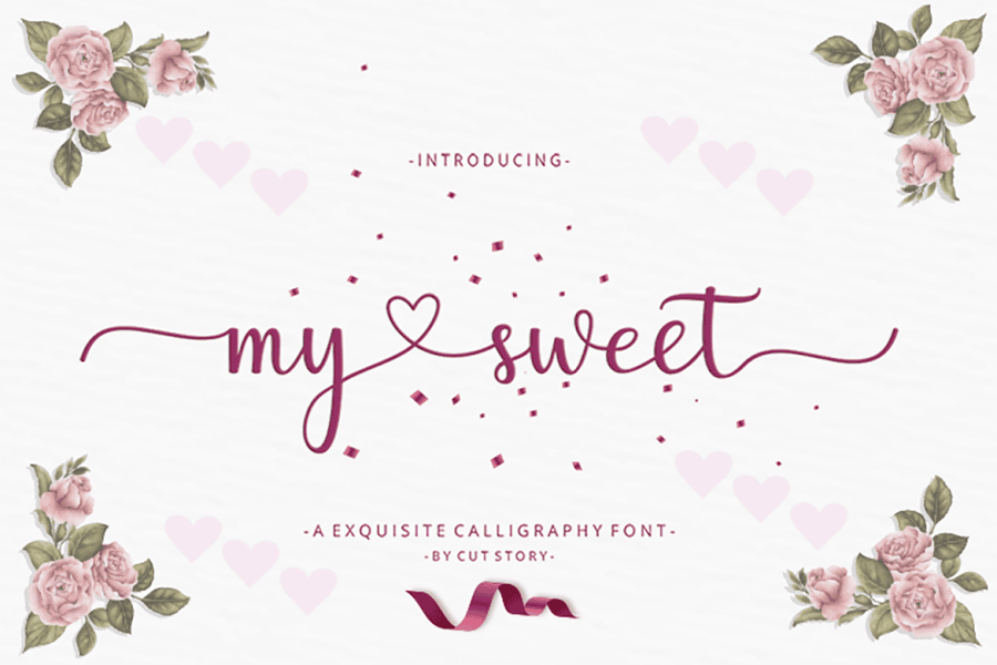 My Sweet Script Font · 1001 Fonts