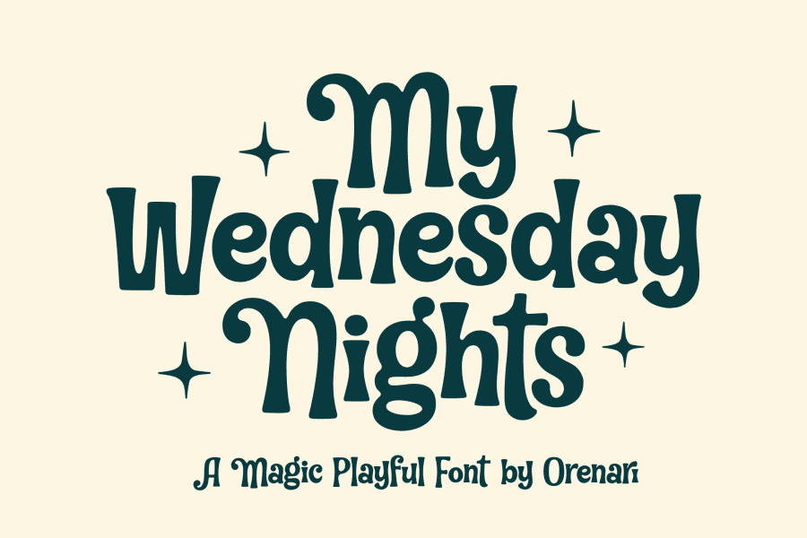 My Wednesday Nights Font · 1001 Fonts