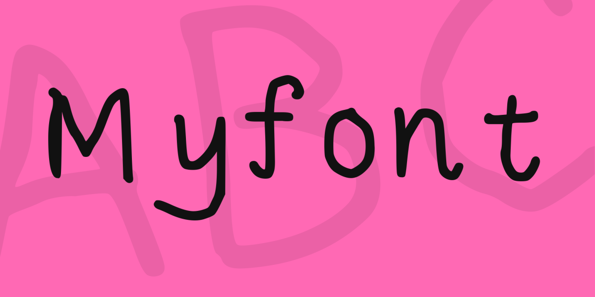 Myfont Font · 1001 Fonts