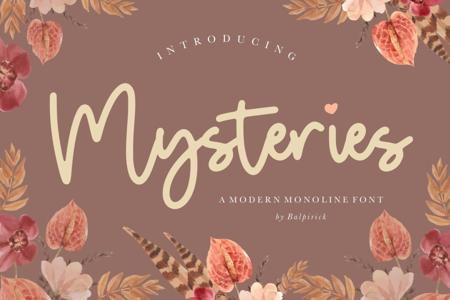 Mysteries Font · 1001 Fonts