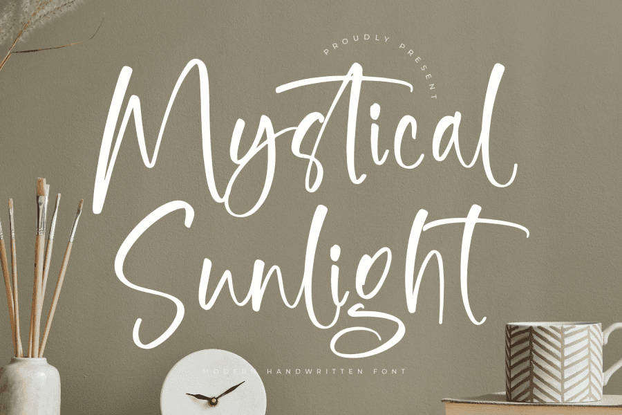 Mystical Sunlight Font Family · 1001 Fonts