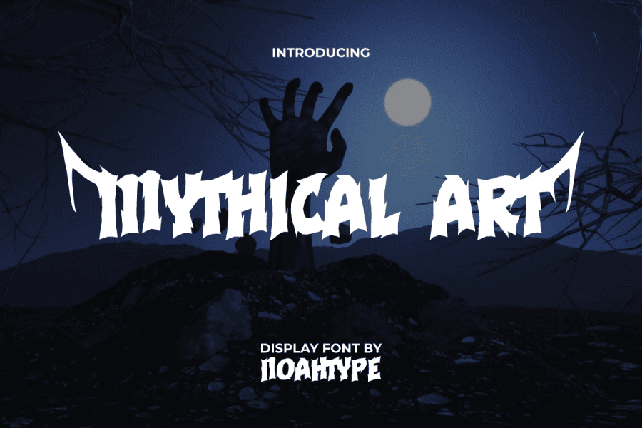 Mythical Art Demo Font · 1001 Fonts