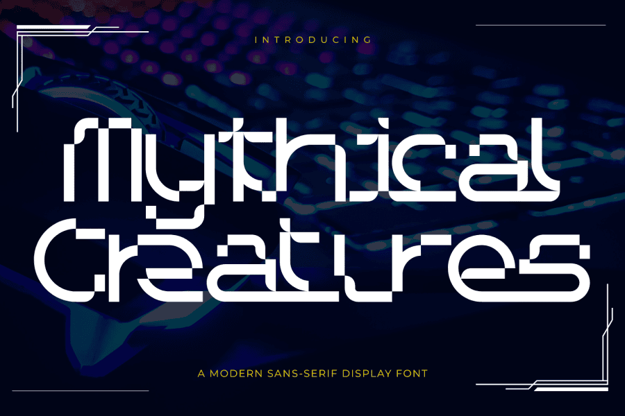 Mythical Creatures Demo Font · 1001 Fonts