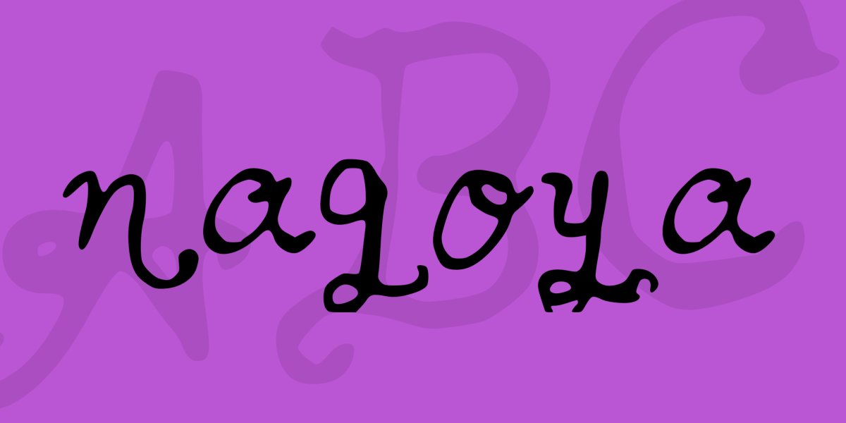 nagoya Font · 1001 Fonts