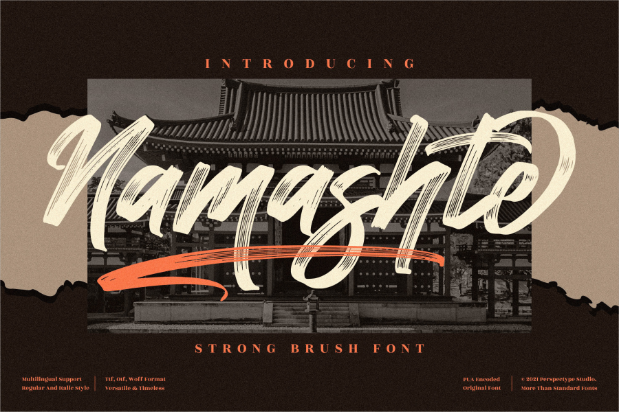 Namashte Font Family · 1001 Fonts