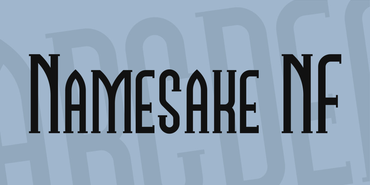Namesake NF Font · 1001 Fonts