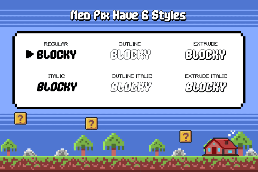 Nano Pix DEMO Font · 1001 Fonts