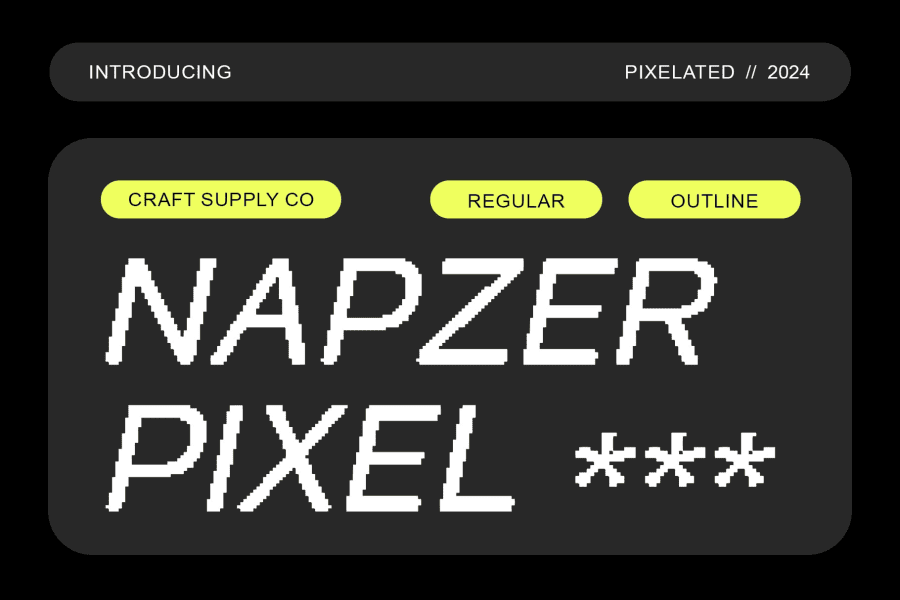 Napzer Pixel Demo Font · 1001 Fonts