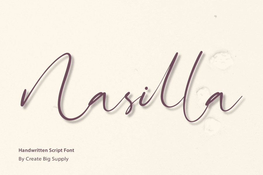 Nasilla Font · 1001 Fonts